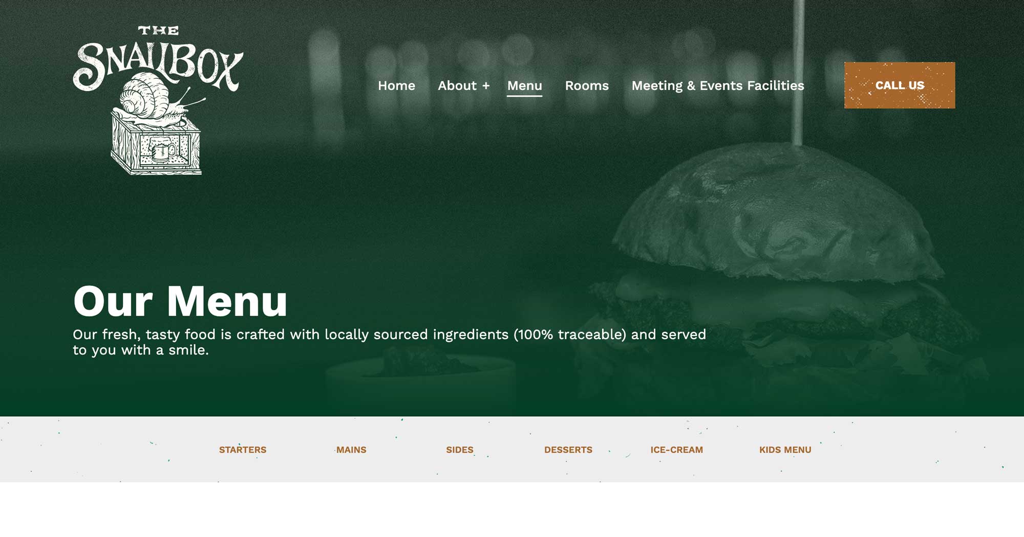 Menu — The Snailbox | Restaurant, Bar & Accommodation, Co. Meath. Ireland